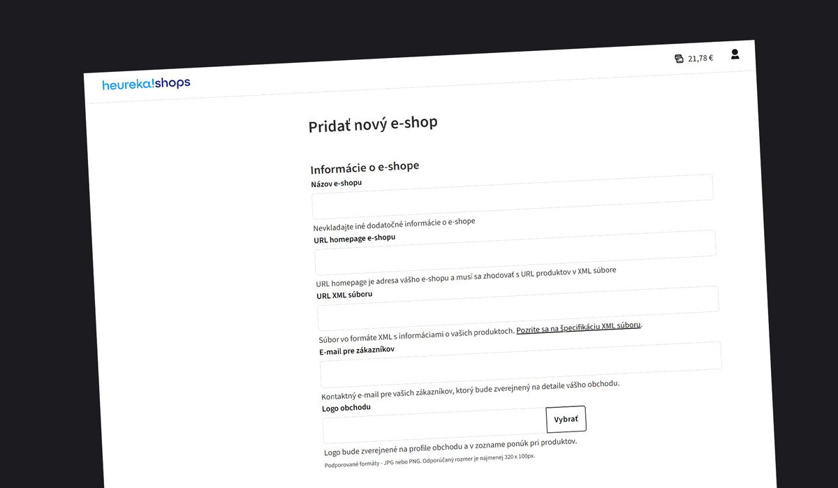 Ako zaregistrovať eshop na Heureka.sk | NAKAZA Blog